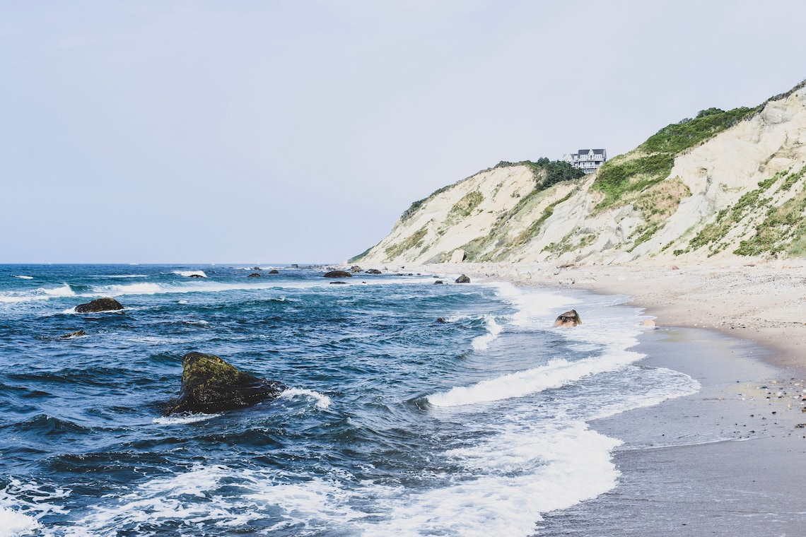 Mohegan Bluffs in Block Island Framed Photograph - Etsy