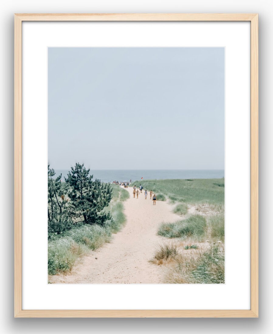 Nantucket Faded Beach Portrait Photograph Print Only or - Etsy