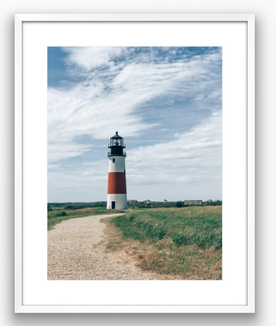 Nantucket Sankaty Lighthouse Photograph - Print Only or Framed - Etsy