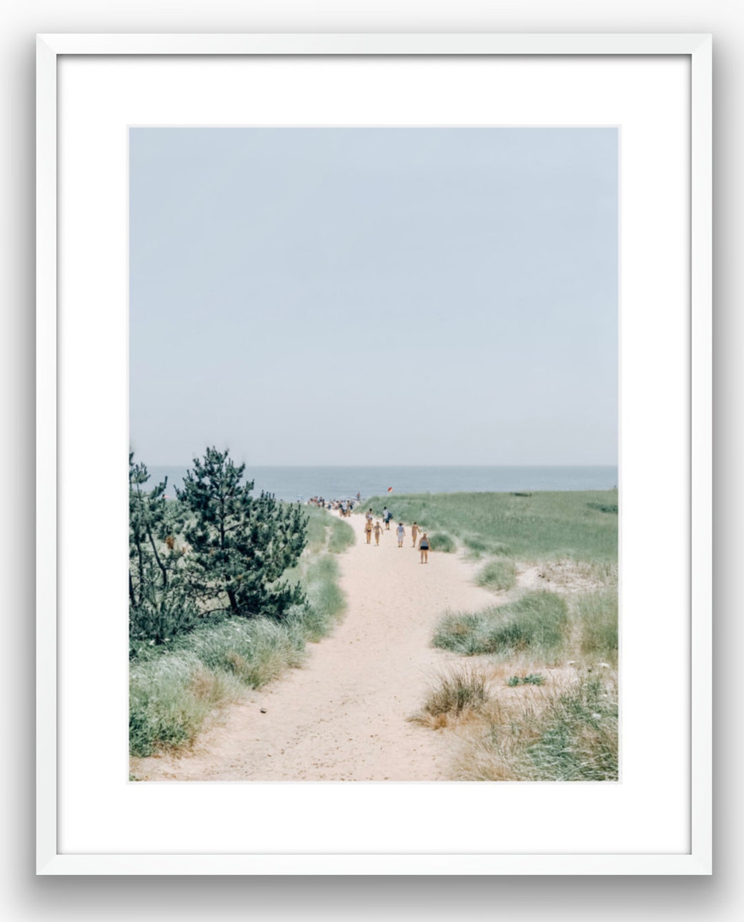 Nantucket Faded Beach Portrait Photograph - Print Only or Framed - Etsy