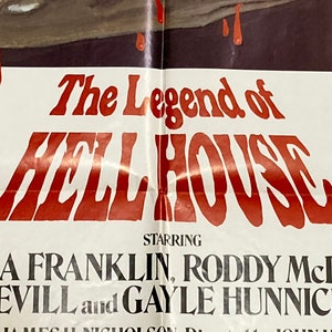 The Legend of Hell House Original Movie Poster / 27x41 Inch - Etsy