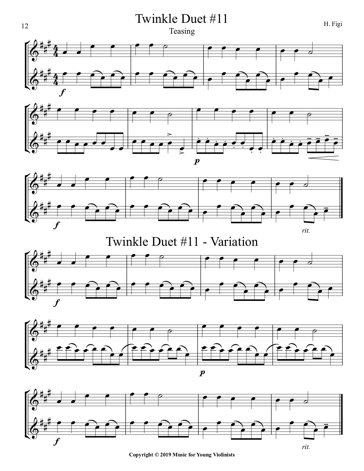 Twinkle: Duets, Trios & Quartets - Etsy Norway