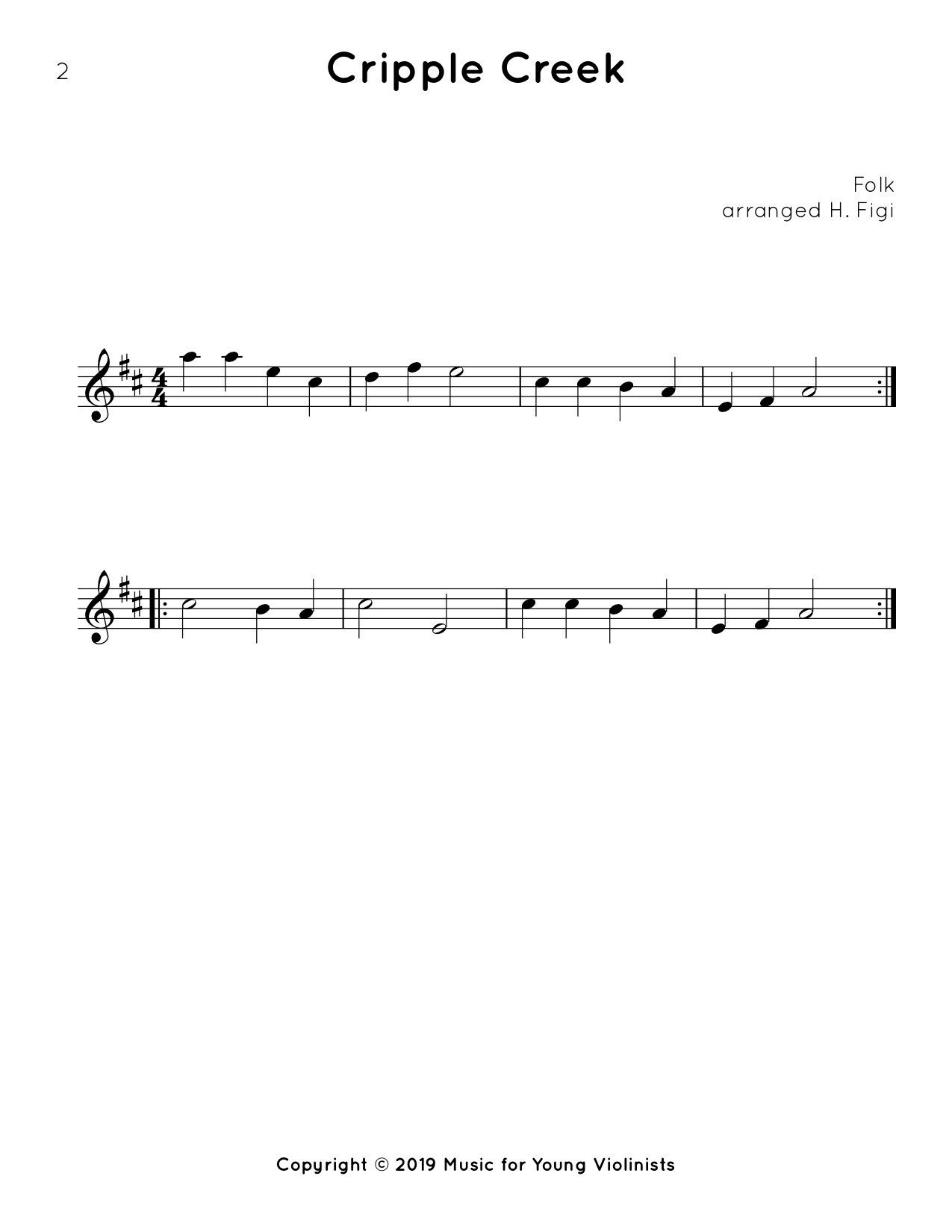 Easy Fiddle Songs downloadable Sheet Music - Etsy
