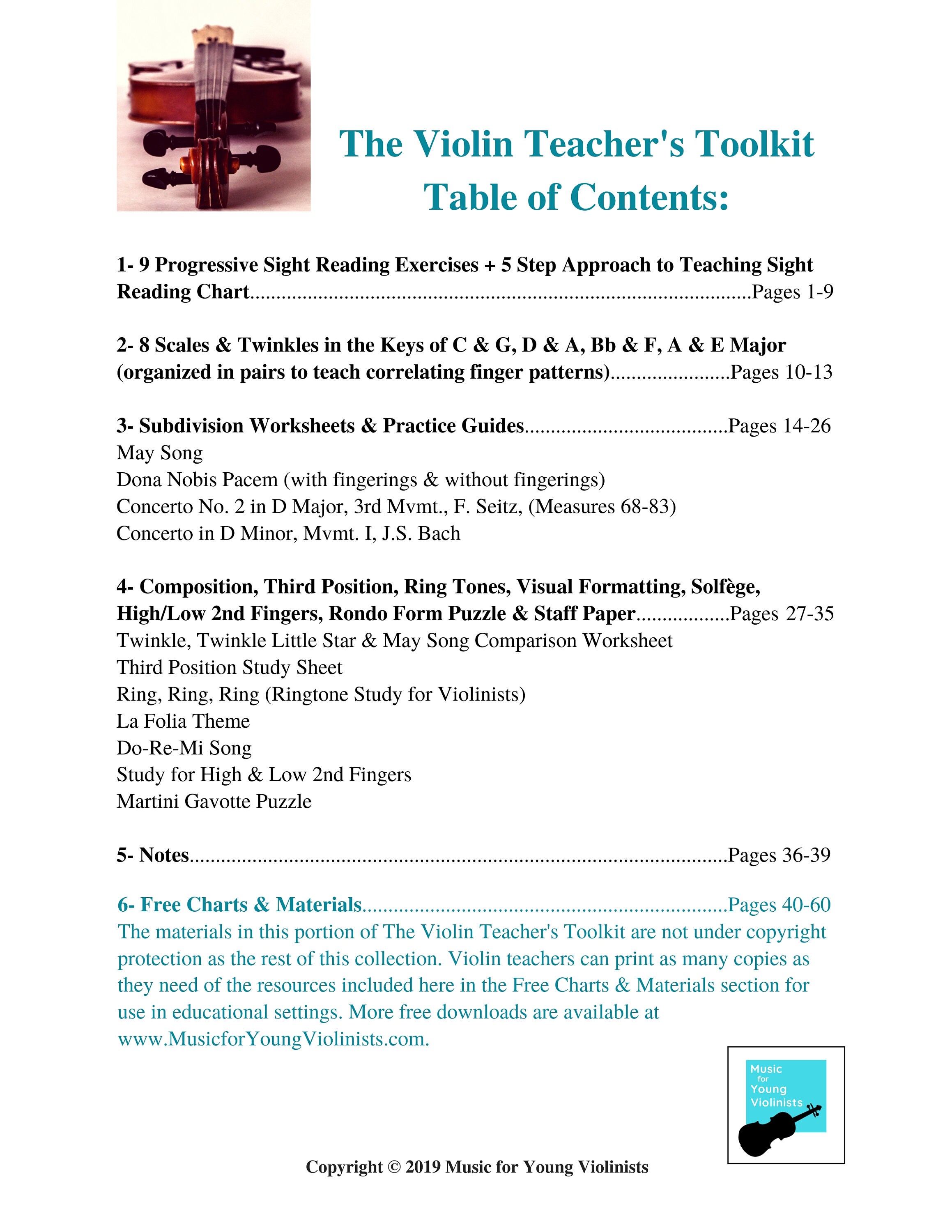 Exercises for Teaching Violin (sheet Music, PDF, Violin) - Etsy