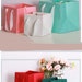 Square Paper Bag With Ribbon Handle 10 Pcs. Paper Shopping Bags, Bulk ...