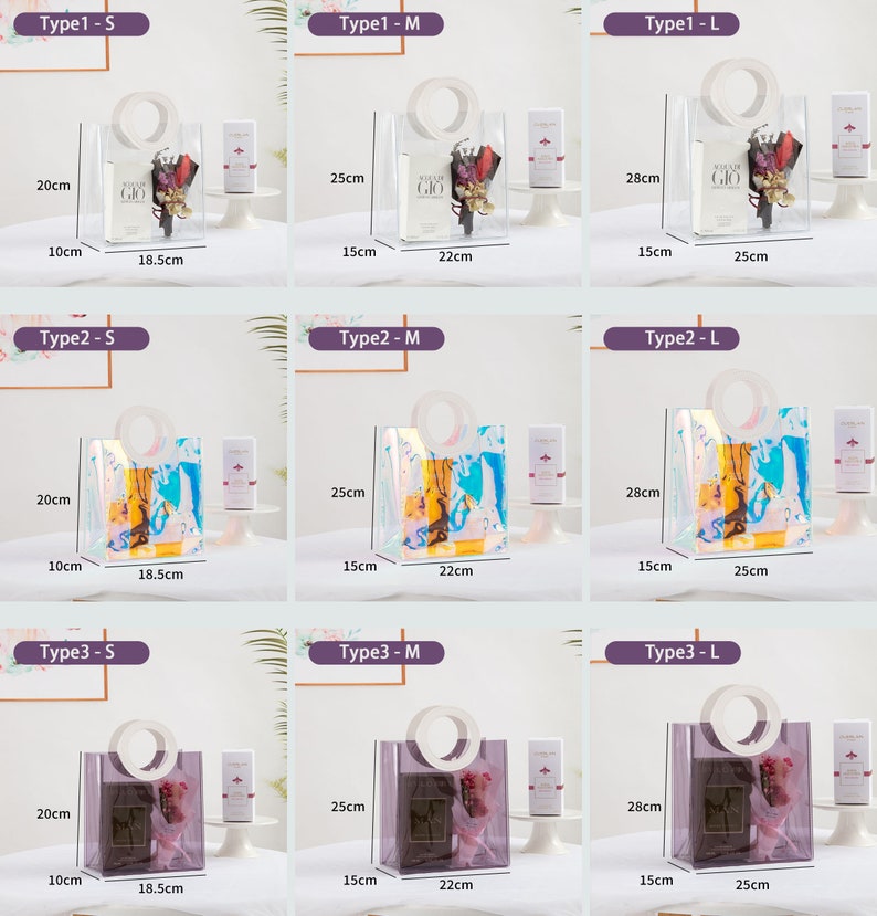 6PC Personalized Clear Tote Bag Pool Beach Tote Clear Bag - Etsy