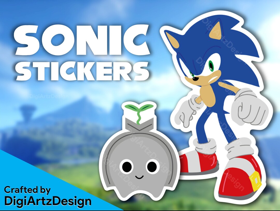 Sonic Frontiers STICKER PACKS (premium Vinyl) - Etsy