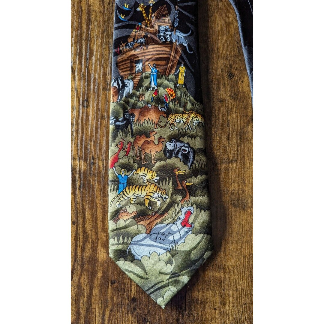 Steven Harris Tie Christian Noah's Ark Bible Pastor Children's Church ...