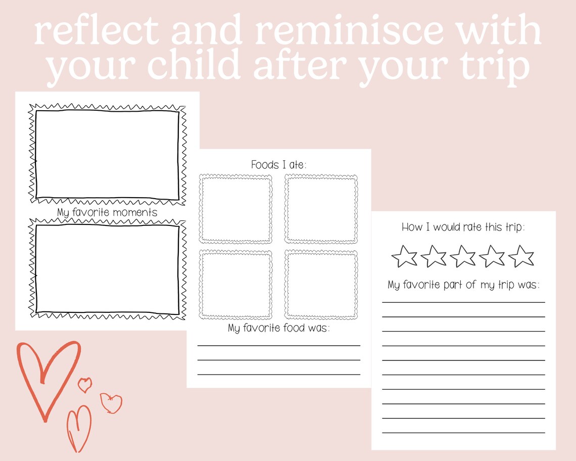 Printable Kids Travel Journal Adventure Journal for Kids - Etsy