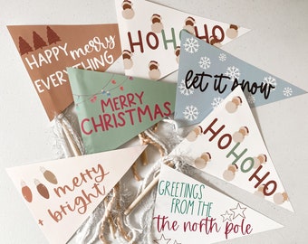 Holiday Pennant | Etsy