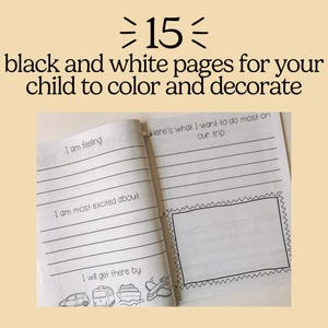 Printable Kids Travel Journal | Adventure Journal for Kids | Vacation ...