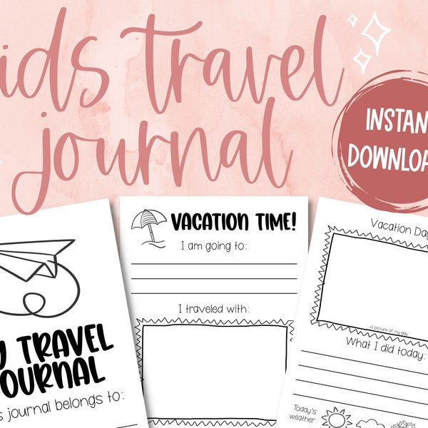 Travel Journal - Etsy