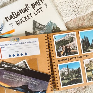 Printable National Parks Bucket List Journal and National Park ...