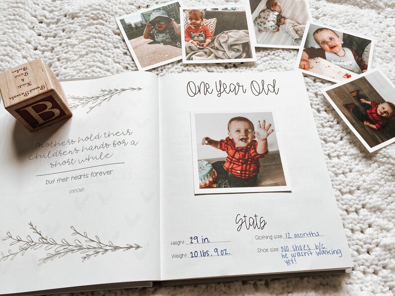 Childhood Memory Journal Keepsake Baby Memory Book Gift - Etsy