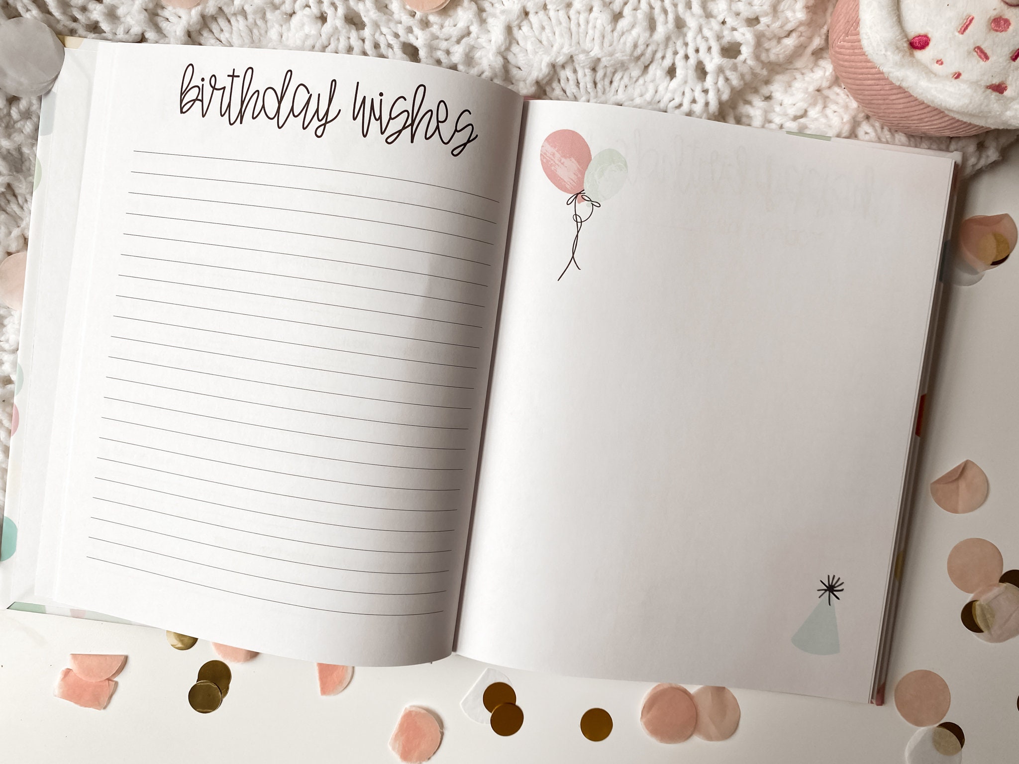 Birthday Memory Book Birthday Interview Book Keepsake Baby - Etsy