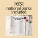 Printable National Parks Bucket List Journal and National Park ...