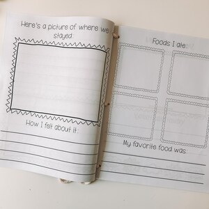 Printable Kids Travel Journal | Adventure Journal for Kids | Vacation ...