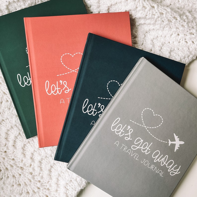Prompted Travel Journal: Vacation Memory Book for 3 Trips - Etsy