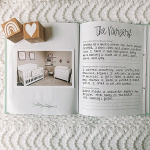 Pregnancy Journal and Memory Book for Expecting Mom | Keepsake Gender ...