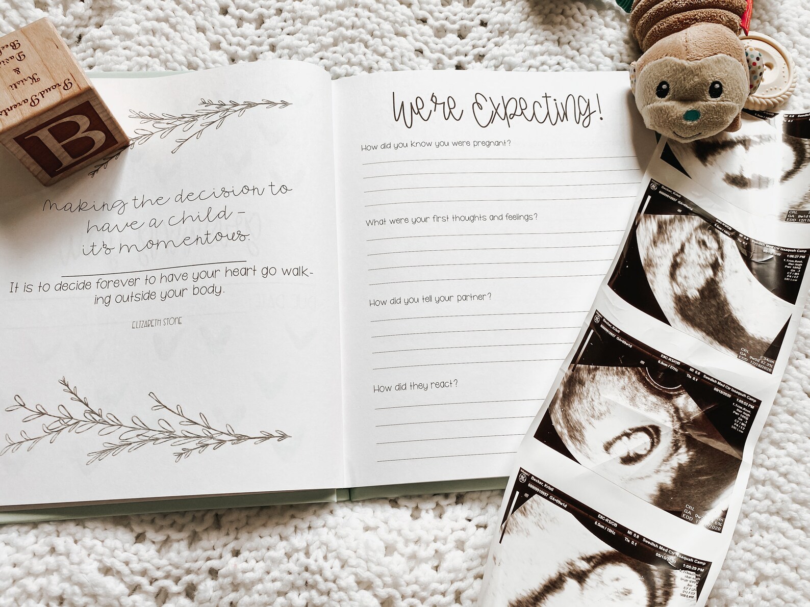 Pregnancy Journal and Memory Book for Expecting Mom Keepsake - Etsy