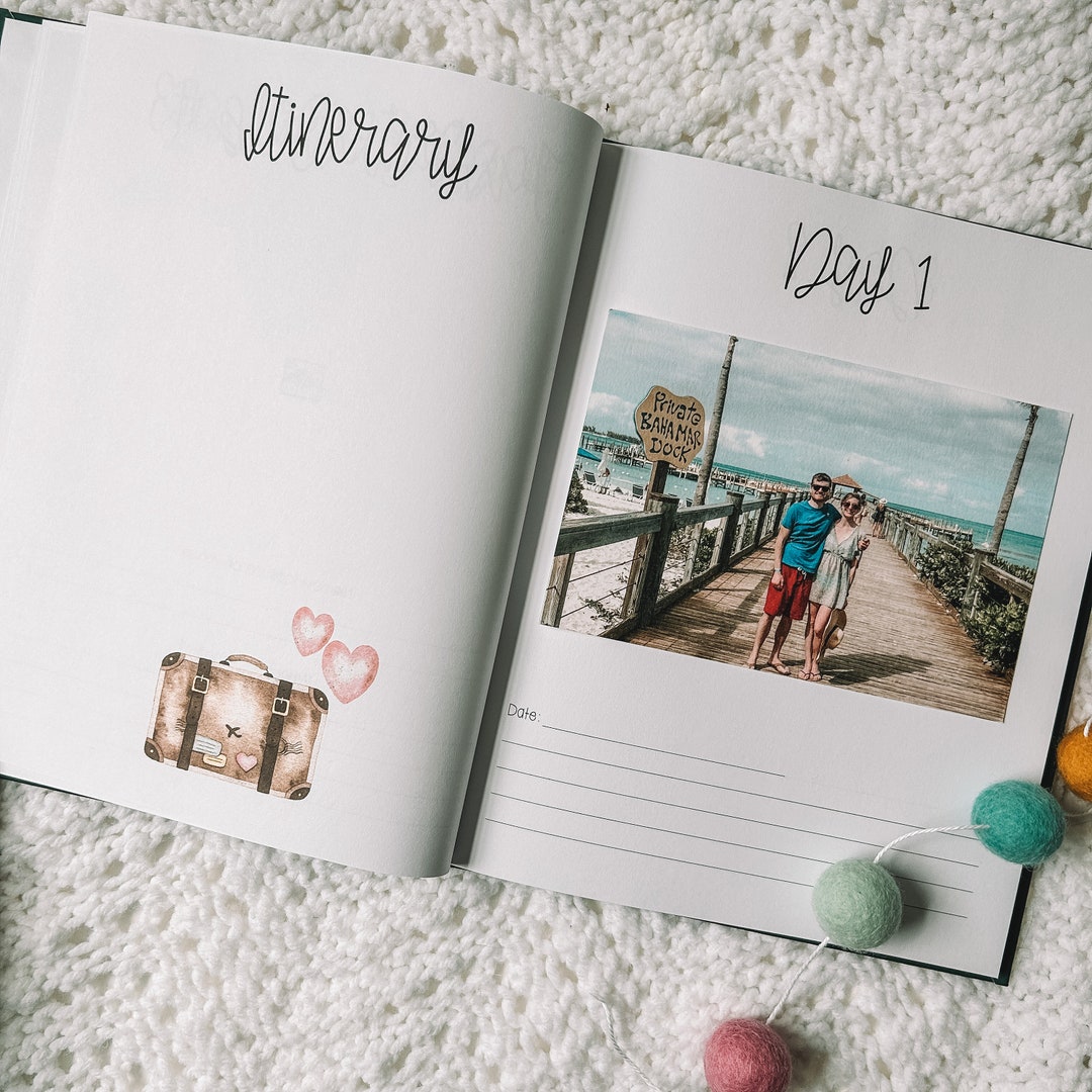 Keepsake Travel Journal Vacation Memory Book Gift for Traveler Travel ...