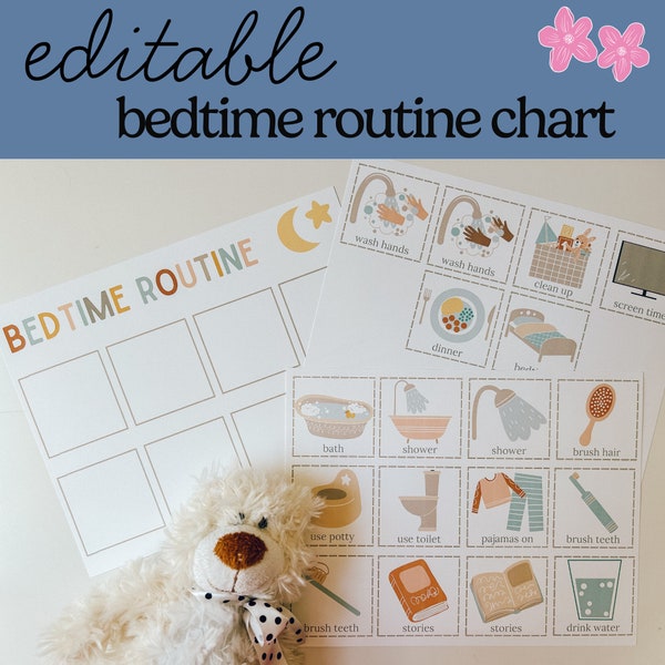 Toddler Routine Chart - Etsy