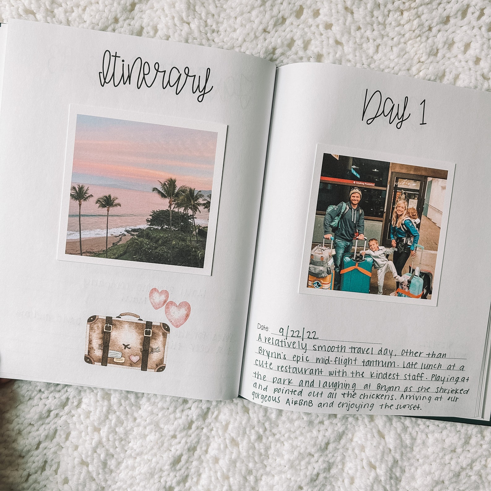 Prompted Travel Journal: Vacation Memory Book for 3 Trips - Etsy