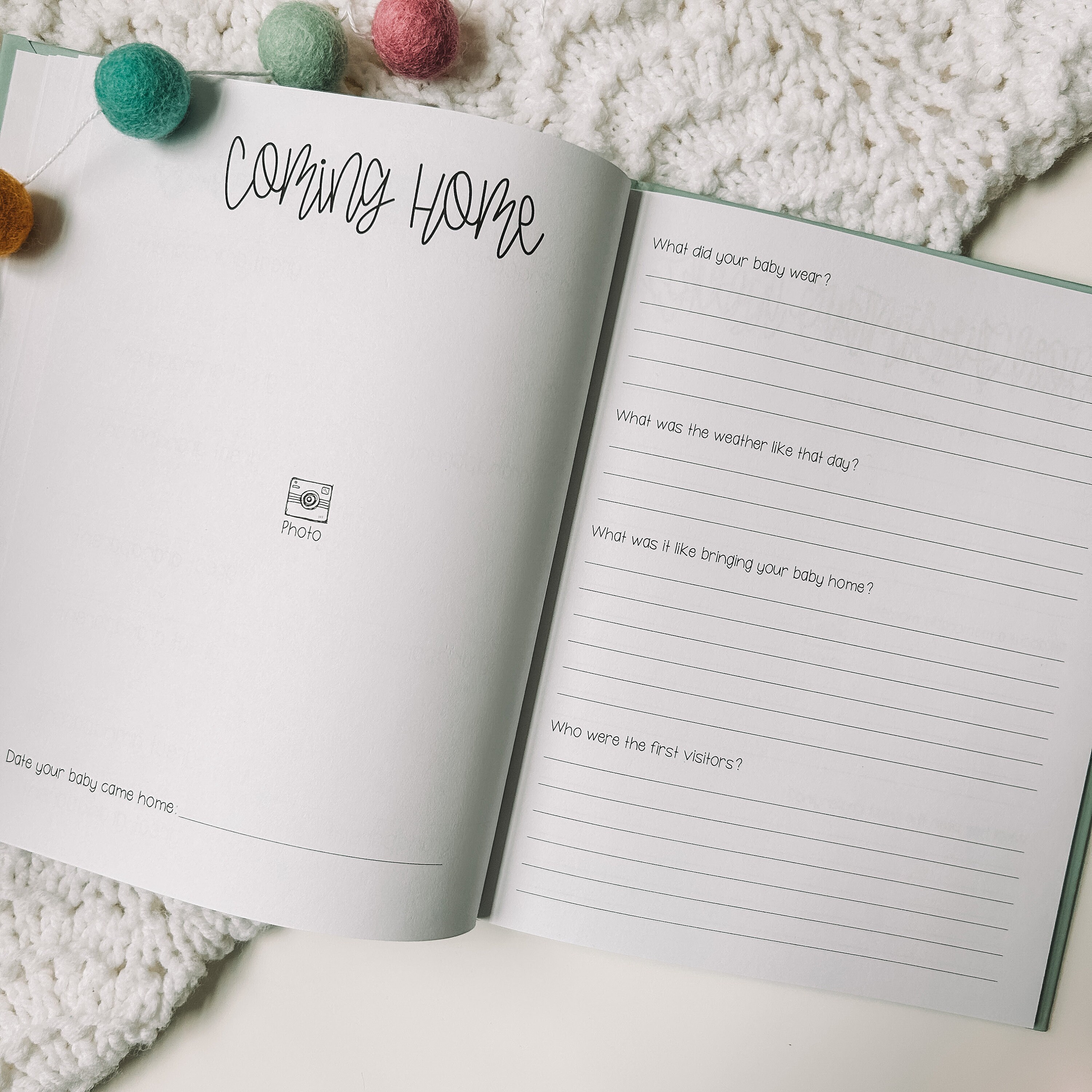 Gender Neutral Baby Memory Book: First Year Milestone Journal - Etsy