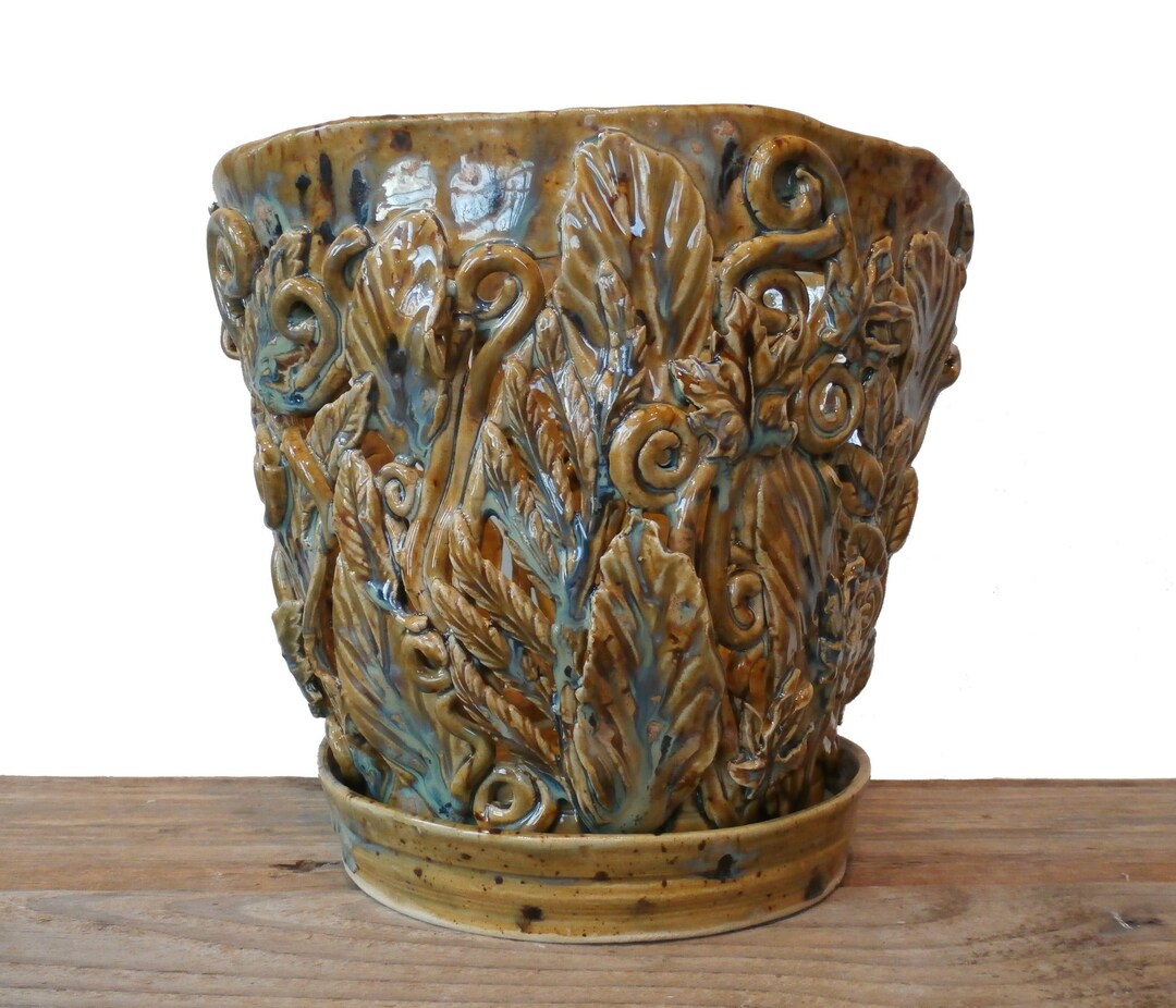 Unique Large Ceramic Orchid Pot With Holes - Handmade Pottery Orchid ...