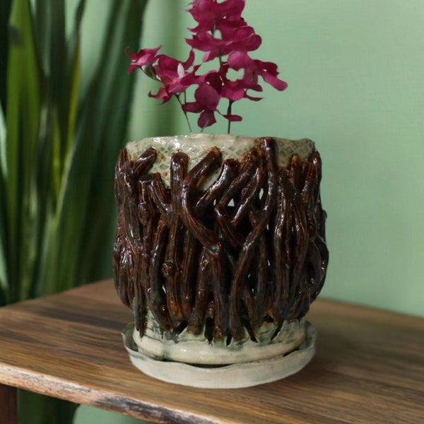 Orchid Pot - Etsy