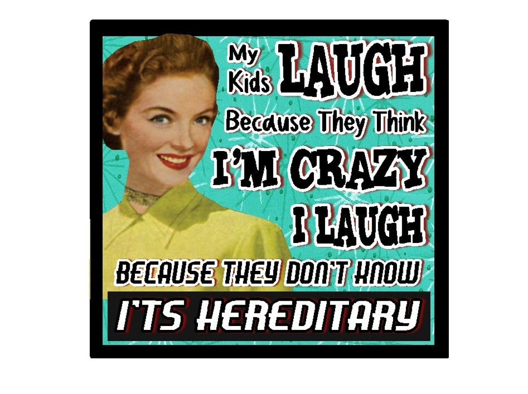 Funny Retro Mothers Refrigerator Magnet – Funny Mom Gift, Parenting ...