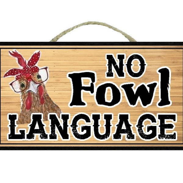 No Foul Language - Etsy