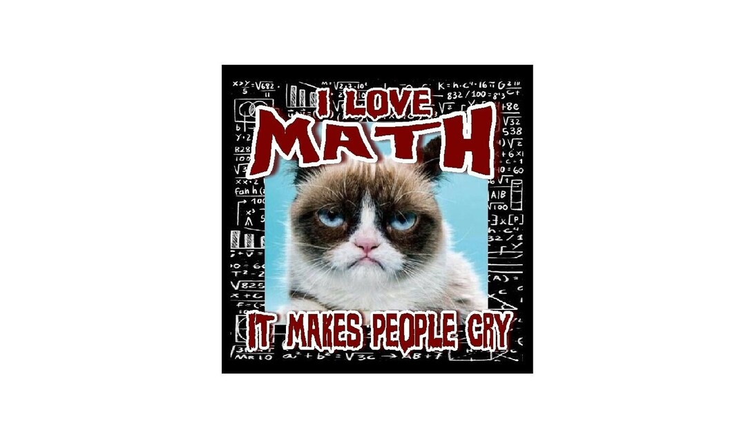Funny Math Teacher Gift Classroom Magnet Math It Makes People Cry ...
