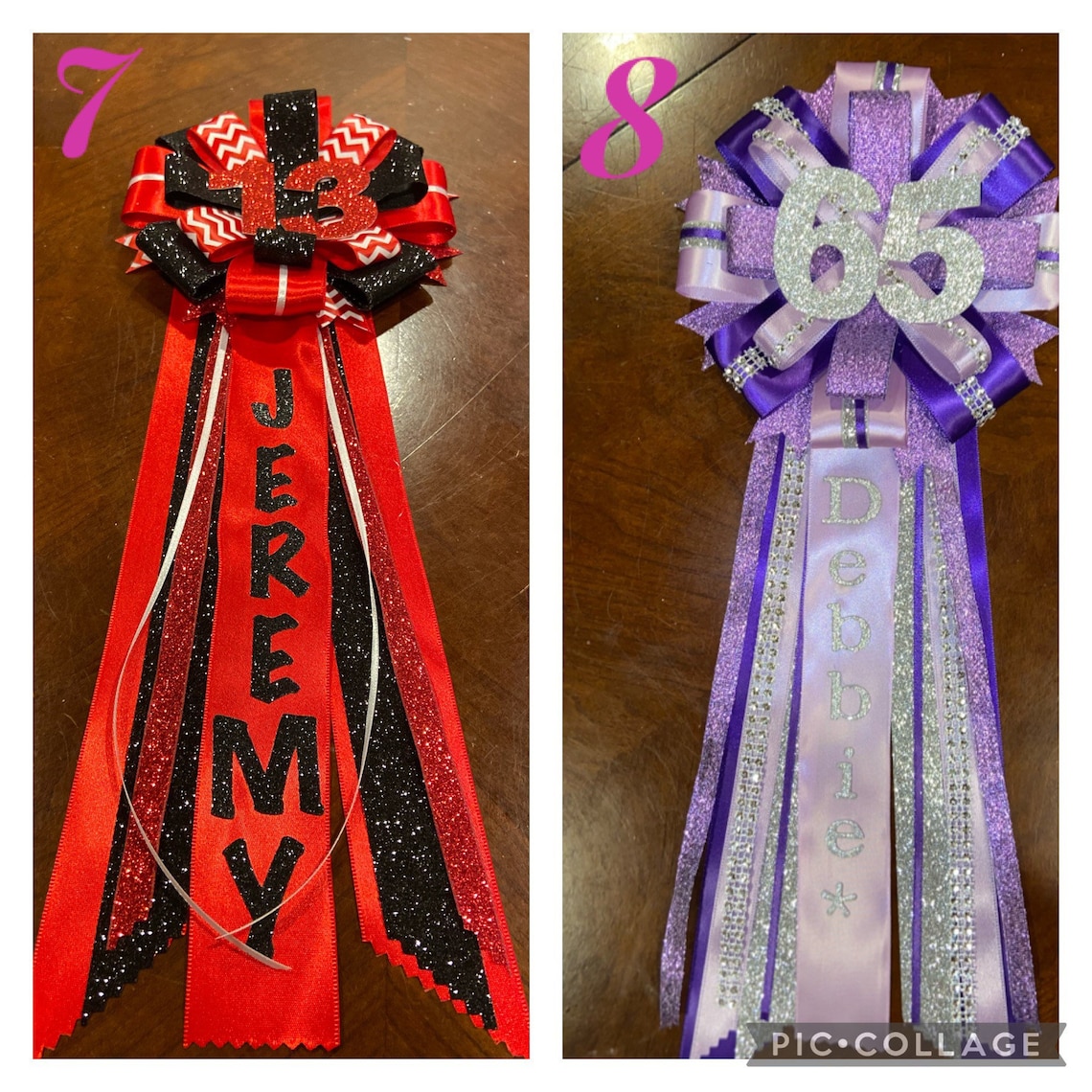 Customized Ribbon Pin | Etsy