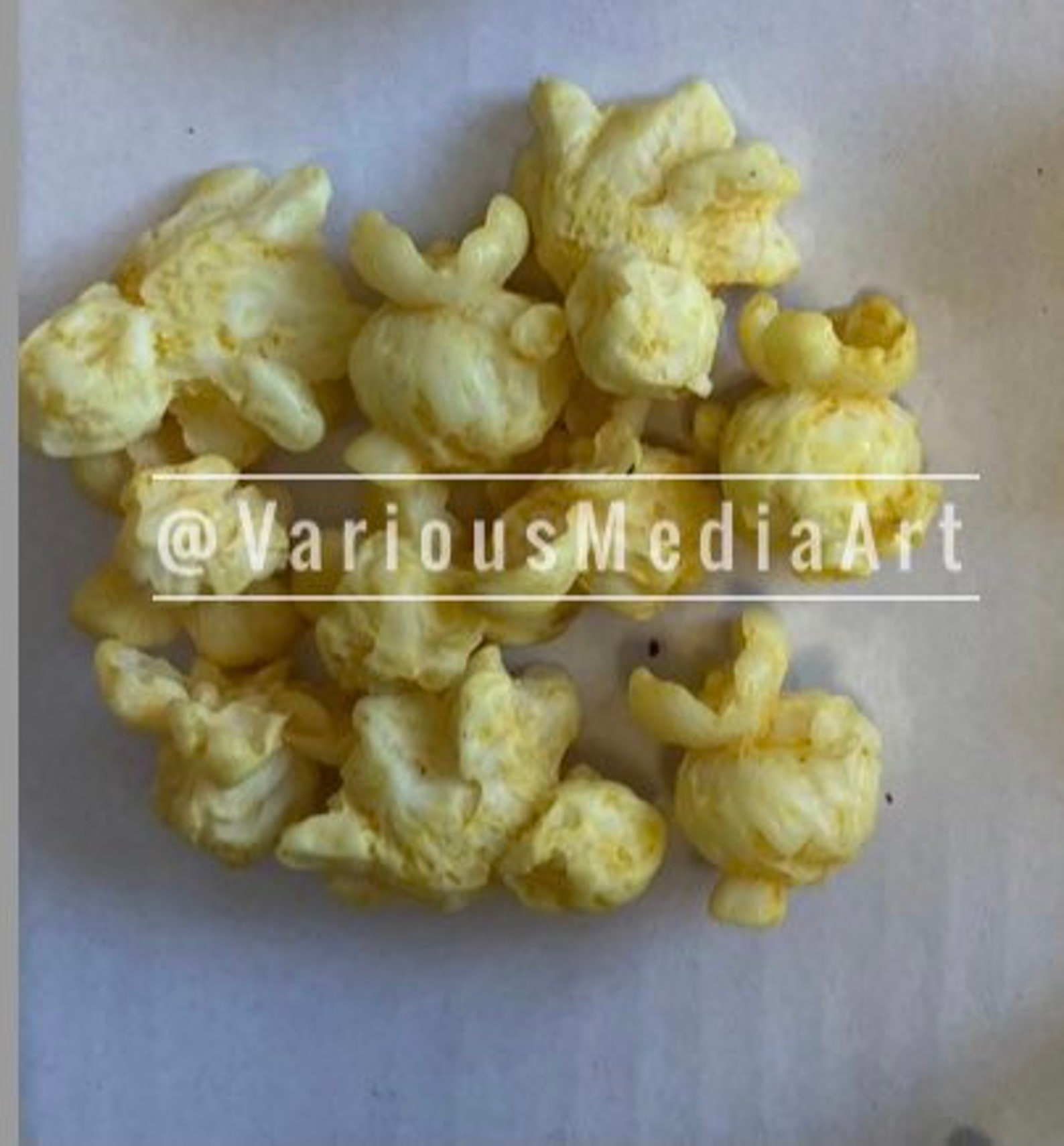 Fake Popcorn Realistic Popcorn Resin Food Pieces Fake - Etsy