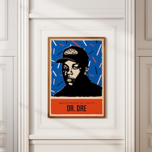 Dr. Dre Poster | Hip Hop Legend Wall Art | Rap Icon | Producer - Etsy