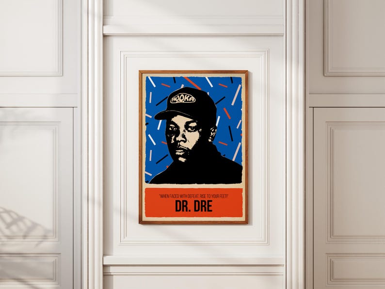 Dr. Dre Poster | Hip Hop Legend Wall Art | Rap Icon | Producer - Etsy