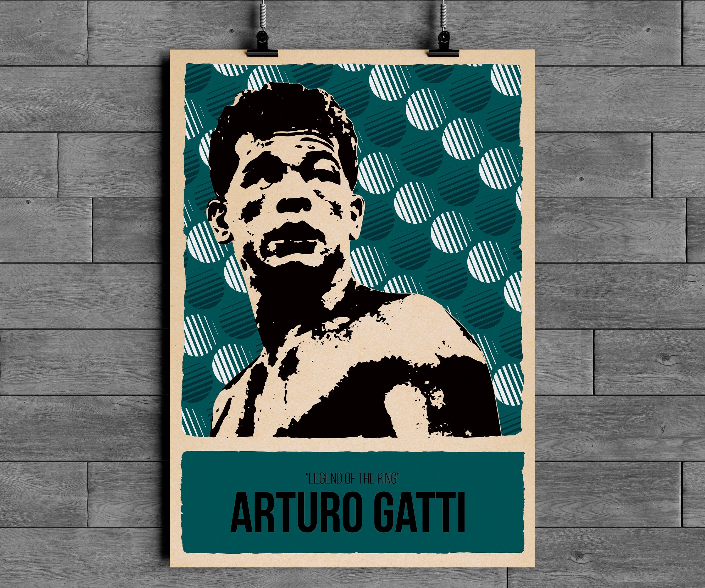 Arturo Gatti Boxing Poster | Legendary Fighter Wall Art | Boxing Icon ...