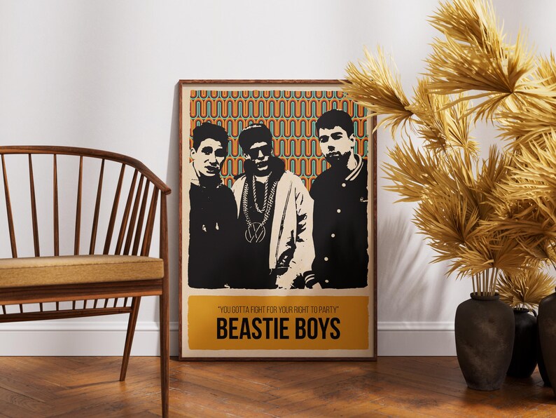 Beastie Boys Poster | Hip Hop Legends Wall Art | 90s Rap Icon - Etsy