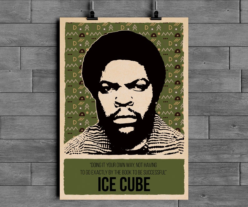 Ice Cube Hip Hop Poster Art Print - Etsy