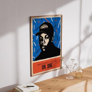 Dr. Dre Poster | Hip Hop Legend Wall Art | Rap Icon | Producer - Etsy