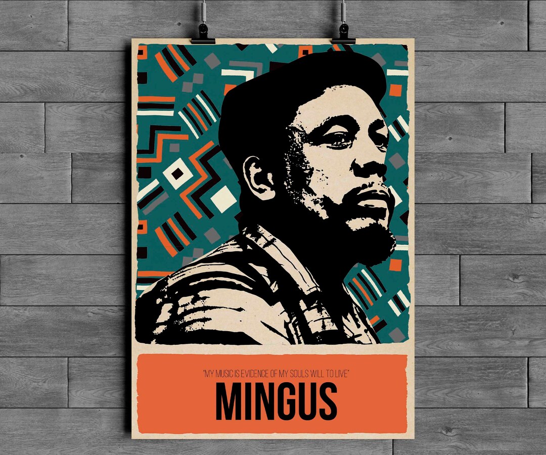 Charles Mingus Jazz Art Poster - Etsy