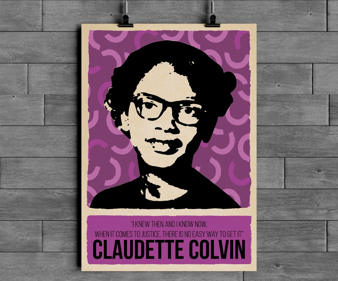 Claudette Colvin Political Civil Rights Art - Etsy