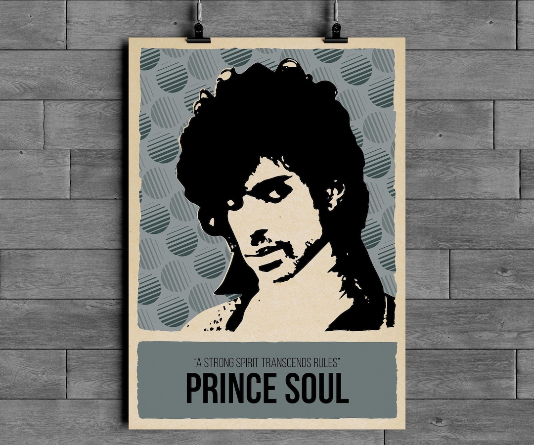 Prince Poster | Music Legend Wall Art | Iconic Artist - Etsy