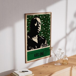 KRS One Poster | Hip Hop Pioneer Wall Art | Rap Legend - Etsy