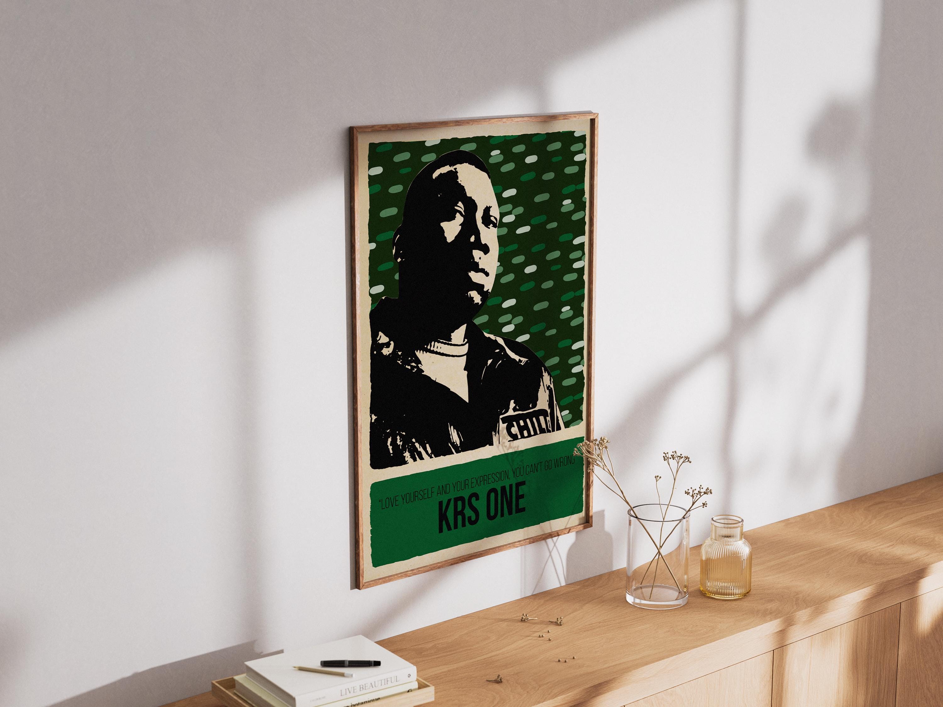 KRS One Poster | Hip Hop Pioneer Wall Art | Rap Legend - Etsy