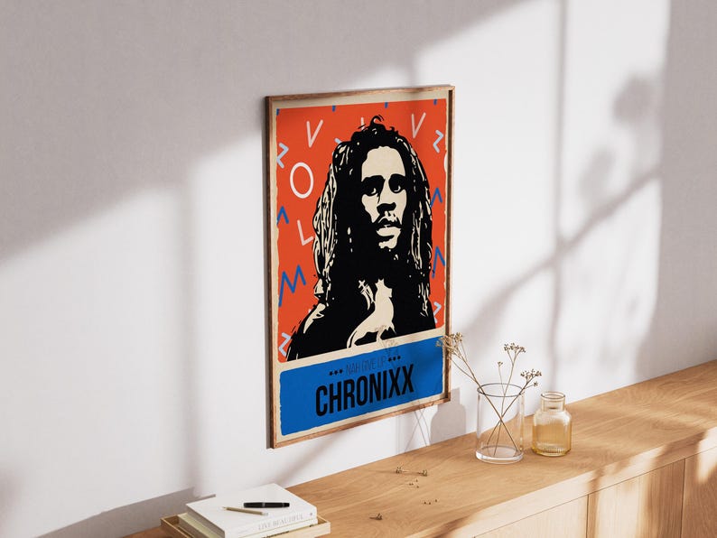 Chronixx Poster | Reggae & Dancehall Music Wall Art | Jamaican Icon - Etsy