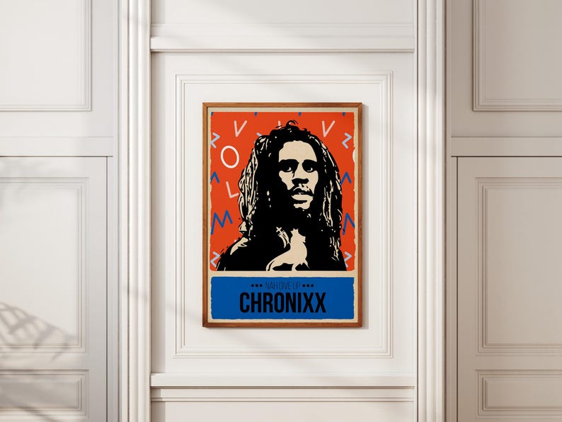 Chronixx Poster | Reggae & Dancehall Music Wall Art | Jamaican Icon - Etsy