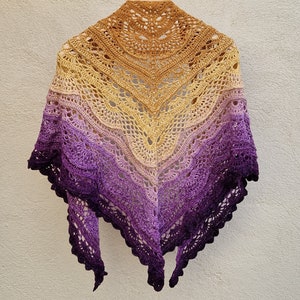 Darjeelingtea Shawl Crochet Pattern - Etsy