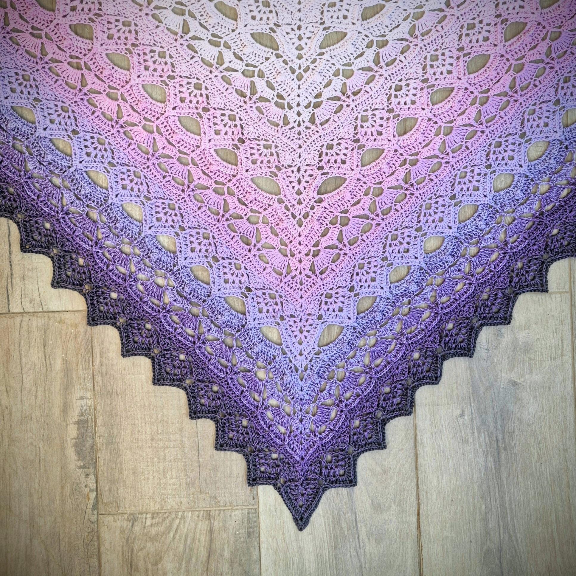 Silverneedletea Shawl Crochet Pattern - Etsy
